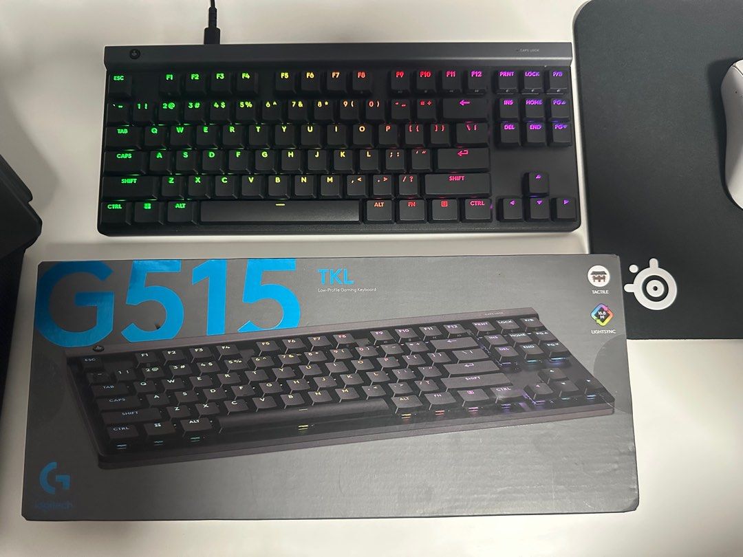 Logitech G515 TKL Wired RGB Gaming Keyboard Pristine condition ...