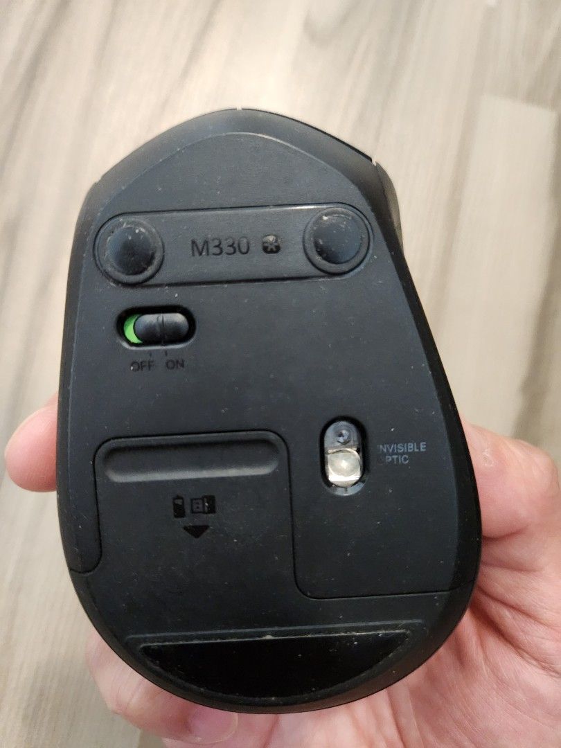 Logitech M330 Wireless Mouse - Black, Computers & Tech, Parts ...