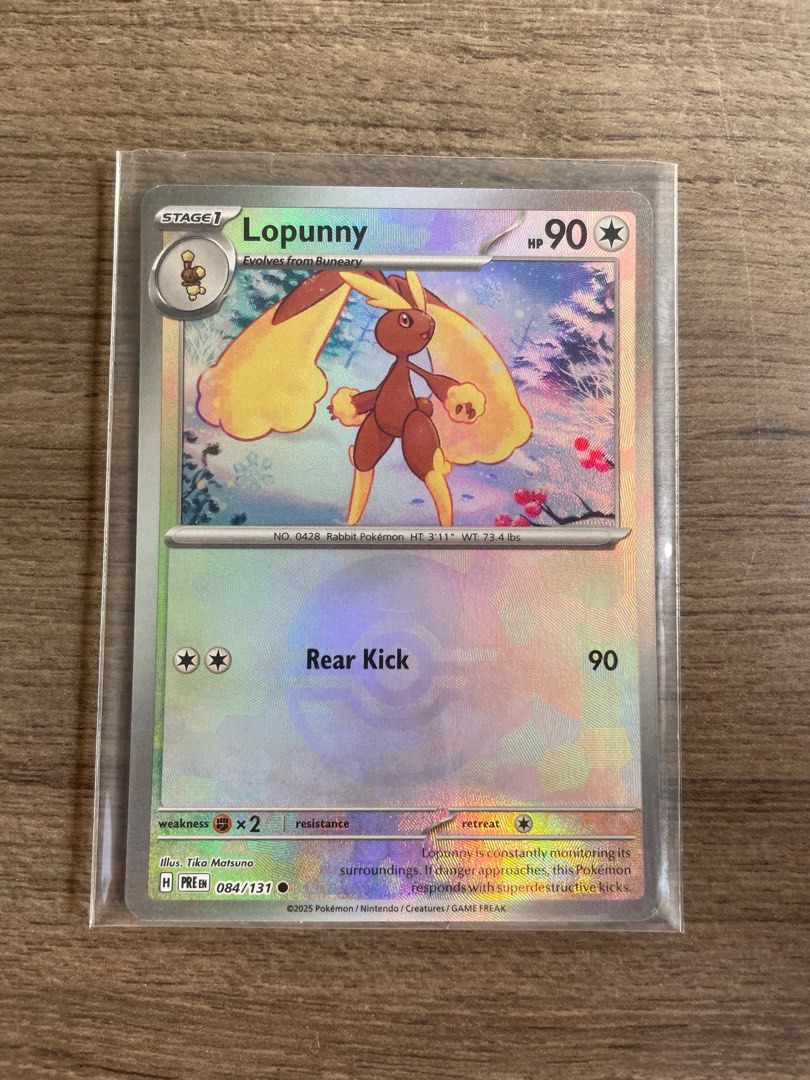 Lopunny Pokemon Card, Hobbies & Toys, Toys & Games on Carousell