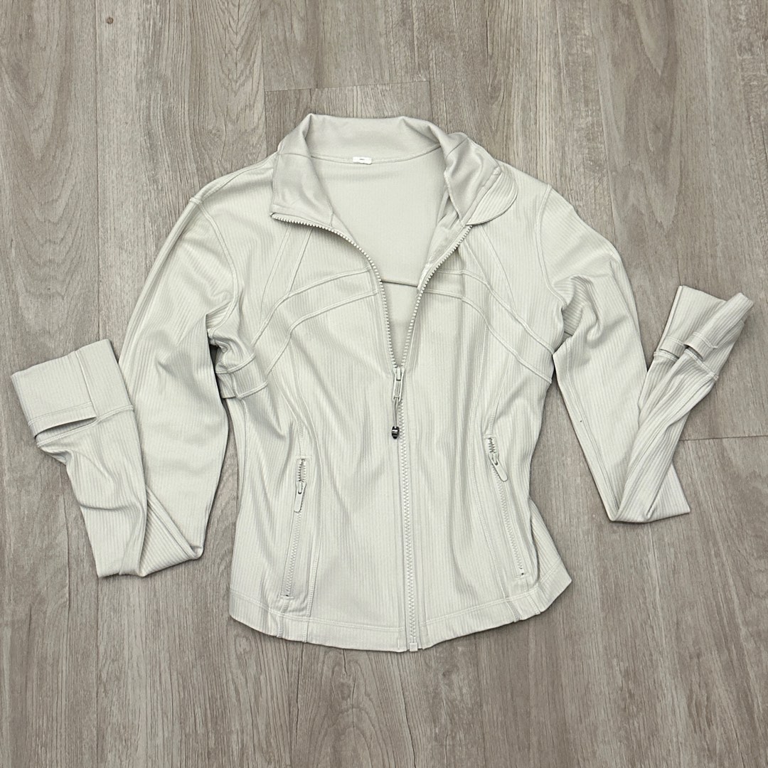 Lululemon Define Jacket - Bone, Women's Fashion, Activewear on Carousell