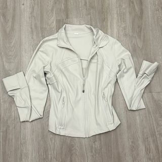 lululemon define jacket in bone, Women's Fashion, Activewear on Carousell