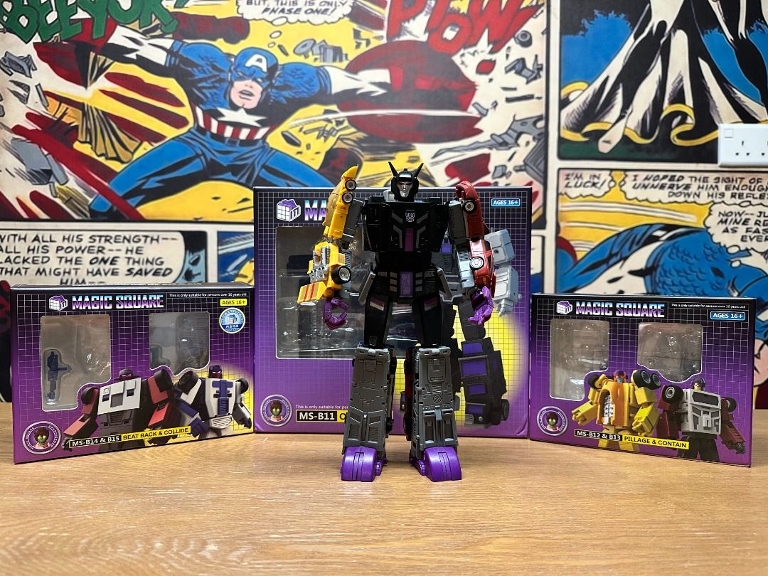 Magic Square Highway Overlord Set of 5 (not Transformers Legends Scale ...