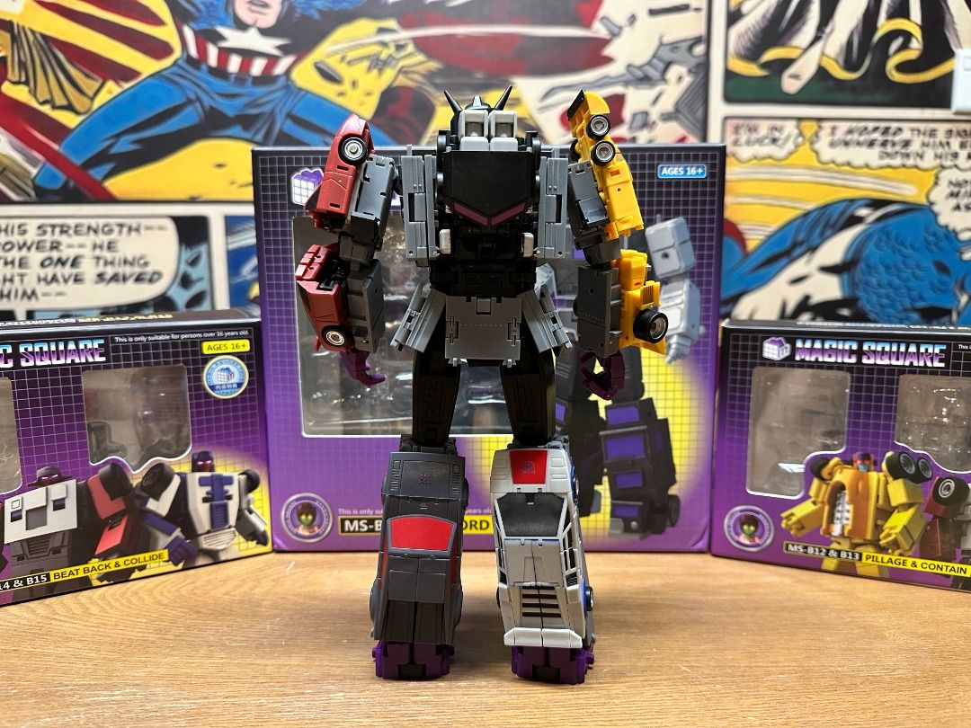 Magic Square Highway Overlord Set of 5 (not Transformers Legends Scale ...