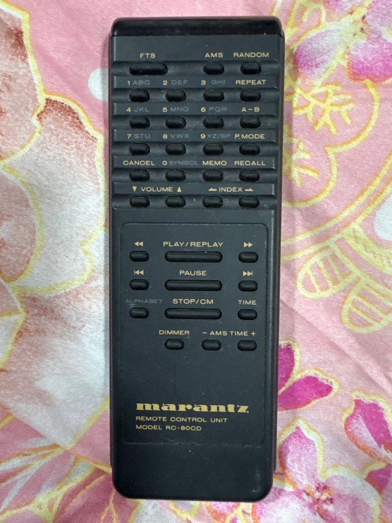 Marantz RC-80CD Remote Control Unit, Audio, Other Audio Equipment on ...