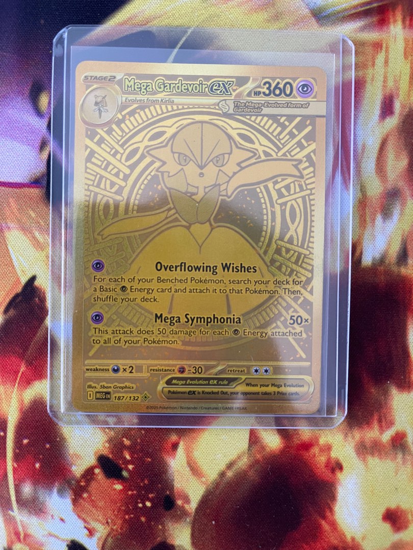 Mega Gardevoir EX Gold Card MUR, Hobbies & Toys, Toys & Games on Carousell