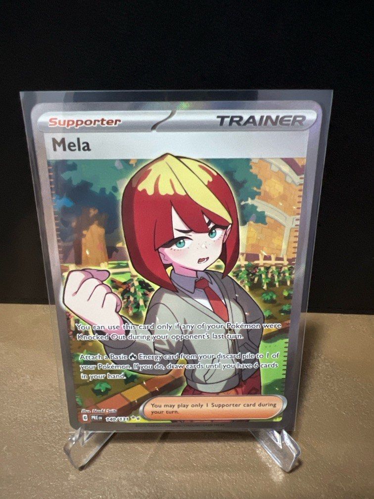 Mela Full Art Ultra Rare 140/131 Pokemon Prismatic Evolutions, Hobbies ...
