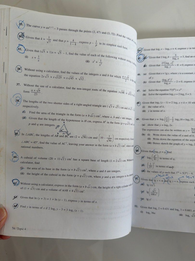 Mentor Additional Mathematics O Level Textbook, Hobbies & Toys, Books ...