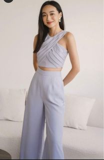 Mikayla Luna V4 Halter Top in Maroon, Women's Fashion, Tops, Sleeveless ...