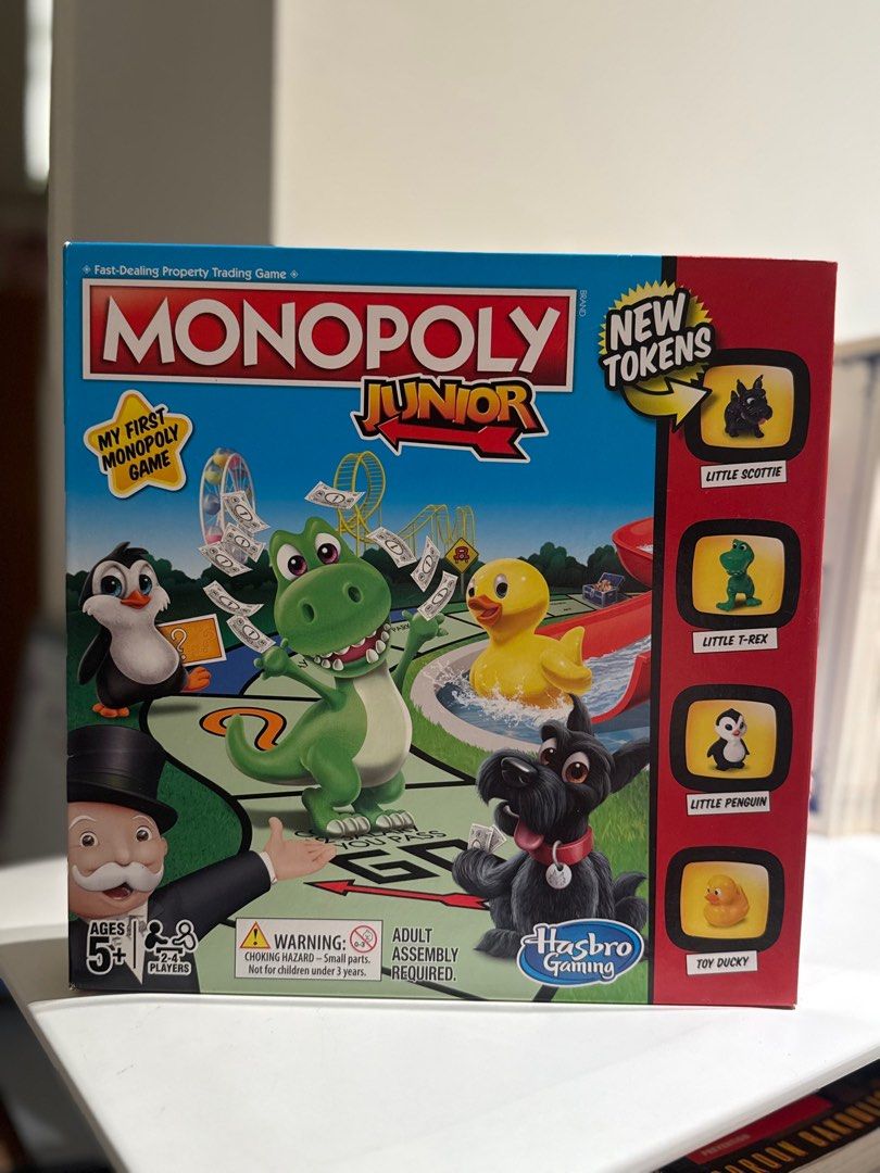 Monopoly Junior Board Game, Hobbies & Toys, Toys & Games on Carousell