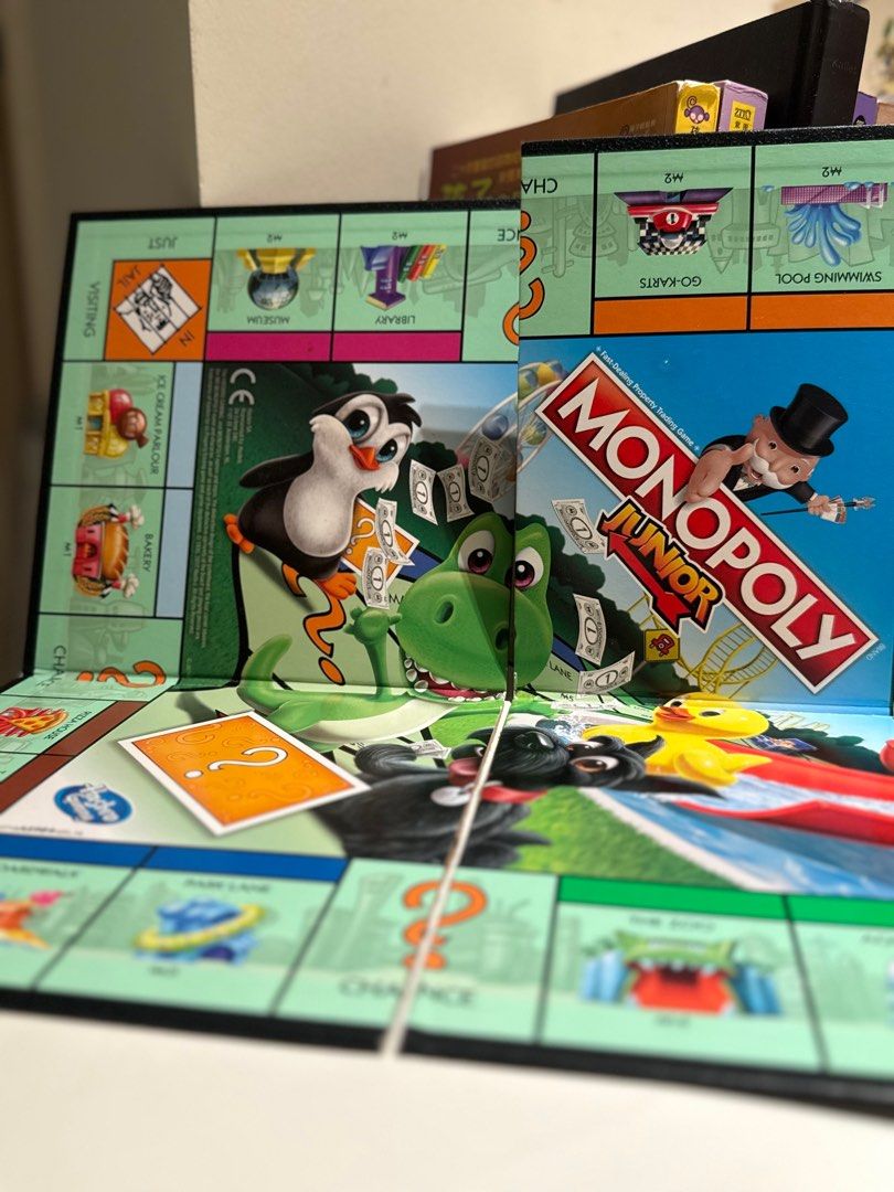 Monopoly Junior Board Game, Hobbies & Toys, Toys & Games on Carousell