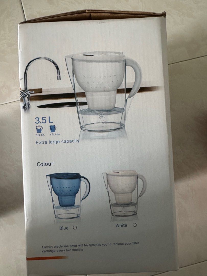MORITA 3.5L Water Self-Purifying Purifier Pitcher Jug Filter Cartridge ...