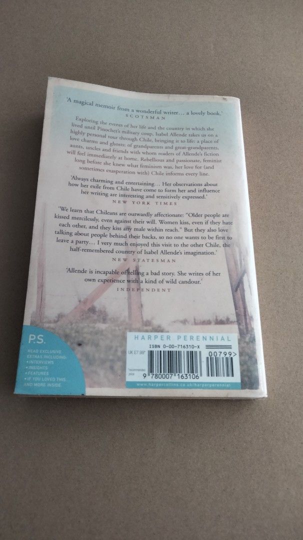 My Invented Country by Isabel Allende (Memoir), Hobbies & Toys, Books ...