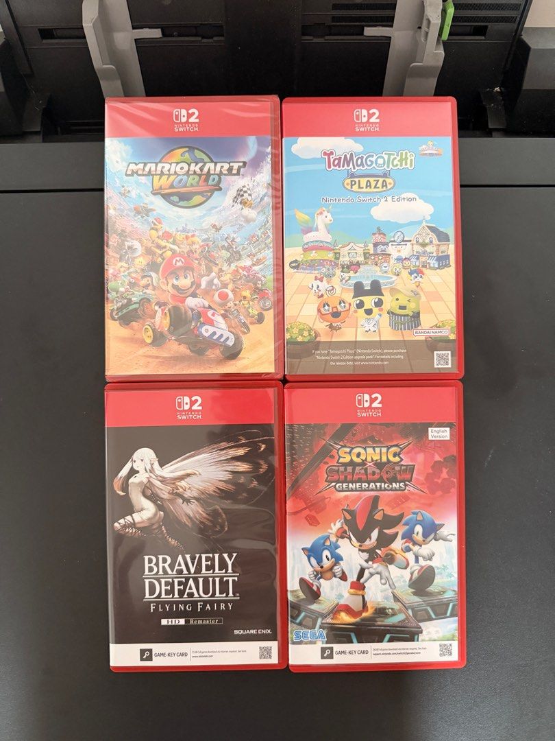 Nintendo Switch 2 game Mariokart world / Tamagotchi / Bravely default ...