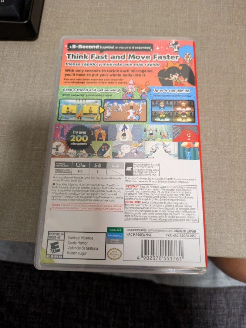 Nintendo Switch - WarioWare Move It!, Video Gaming, Video Games ...