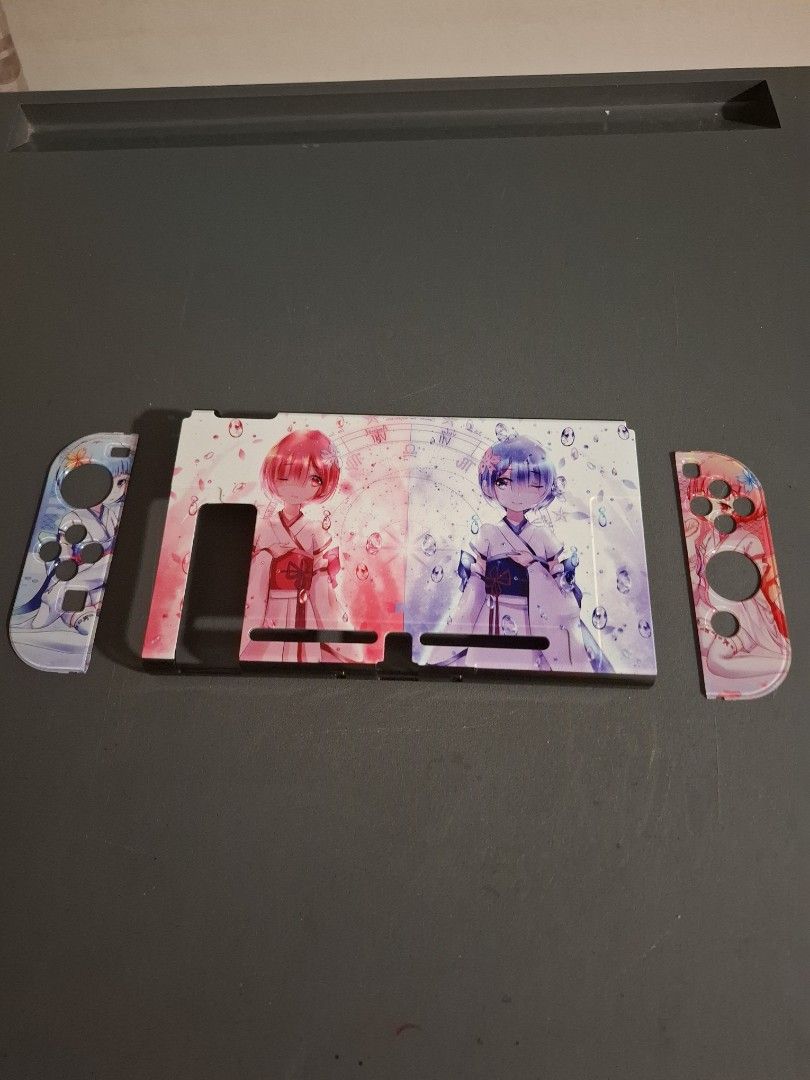 Nintendo Switch Custom Anime Shell + Joy-Con Shells (Like New), Video ...