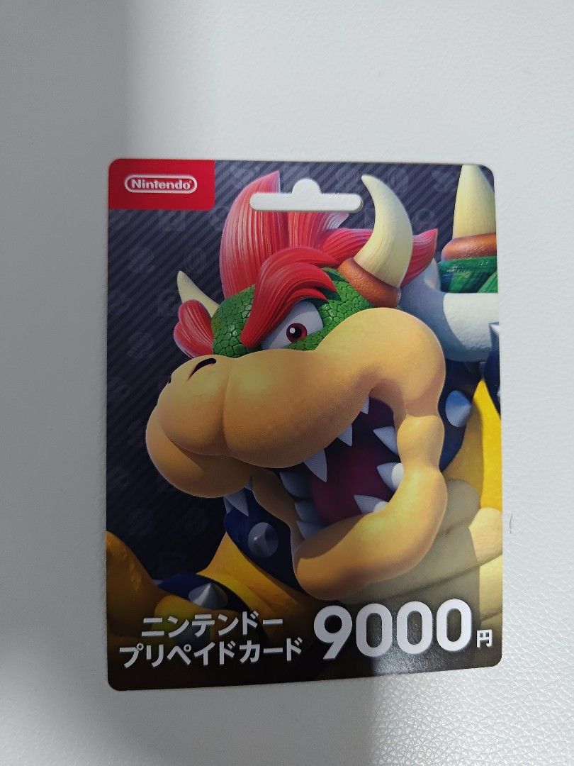 Nintendo Switch Japan eShop Top-Up Card 🇯🇵 9000yen, Video Gaming, Gaming Accessories, Game Gift ...