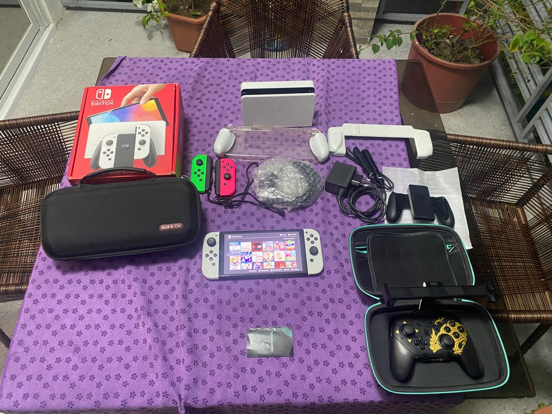 Nintendo Switch OLED Model Bundle, Video Gaming, Video Game Consoles ...