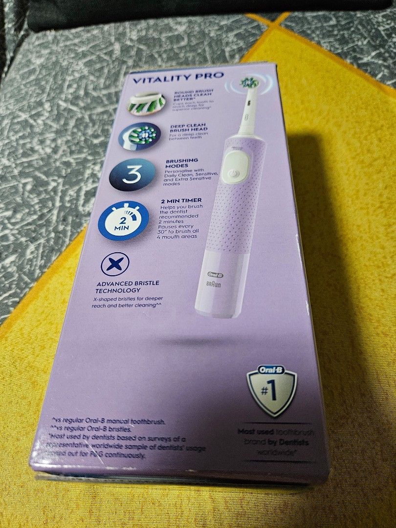 Oral-B Vitality Pro Electric Toothbrush - Lilac, Beauty & Personal Care ...