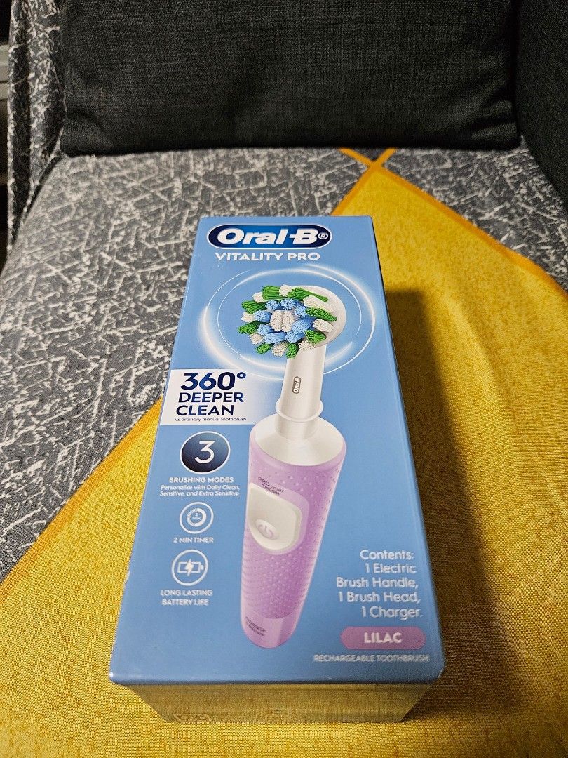 Oral-B Vitality Pro Electric Toothbrush - Lilac, Beauty & Personal Care ...