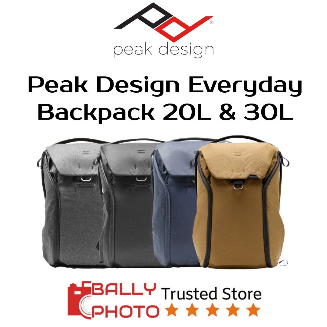 Peak Design Everyday Backpack V2 20L & 30L, Photography, Photography ...