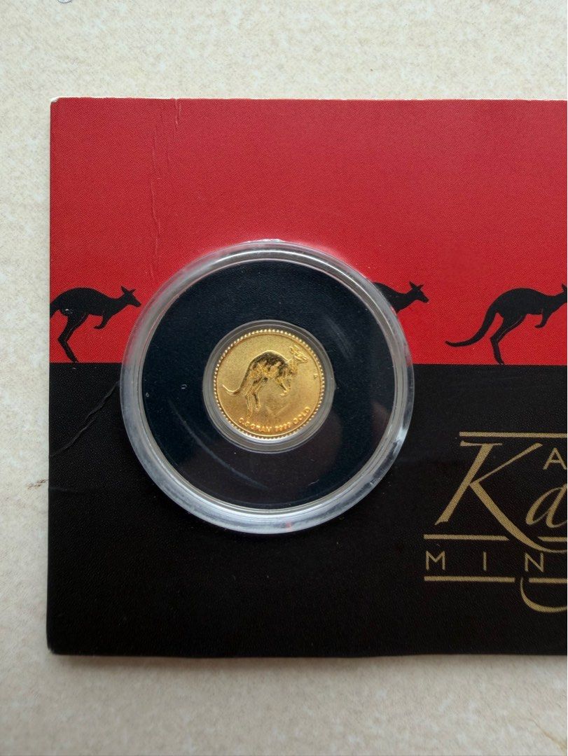 PERTH MINT 2017 0.5g Kangaroo 🇦🇺 Aus Fine Gold Coin/Bar Emas (Mini Roo ...