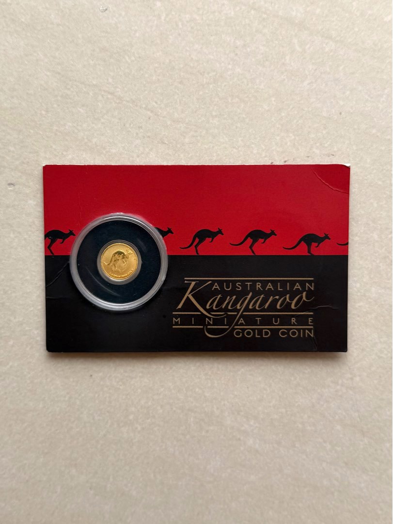 PERTH MINT 2017 0.5g Kangaroo 🇦🇺 Aus Fine Gold Coin/Bar Emas (Mini Roo ...