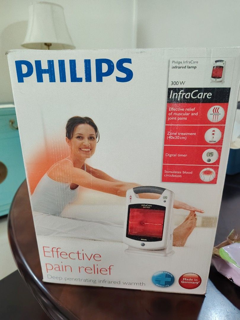 Philips InfraCare Infrared Lamp 300W, Health & Nutrition, Medical ...