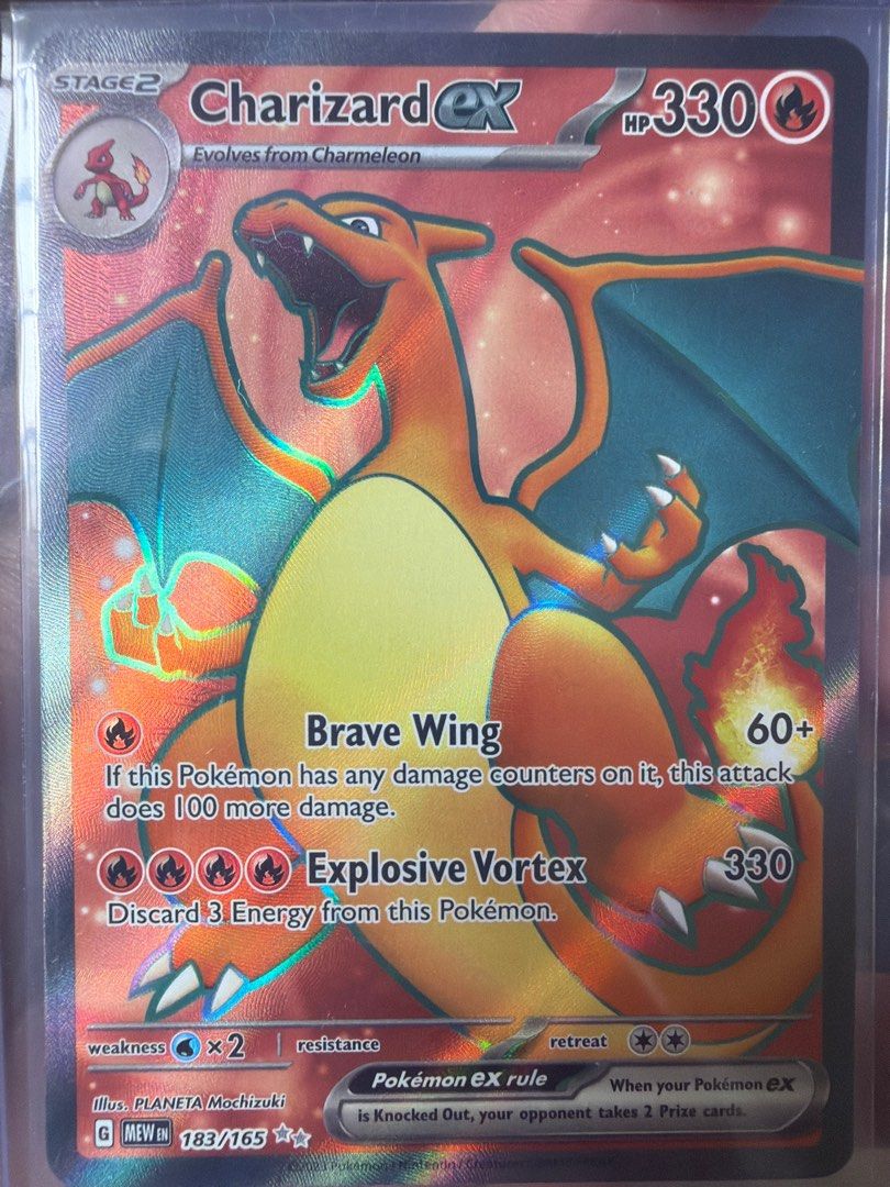 Pokemon 151 SV3.5 Ultra Rare - Charizard EX 183/165, Hobbies & Toys ...