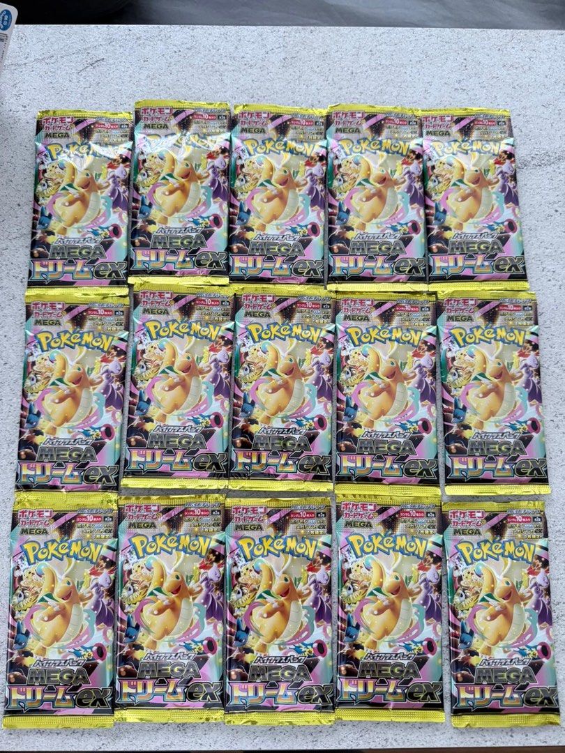 Pokemon Card Mega Dream EX Booster Pack - Japanese, Hobbies & Toys ...