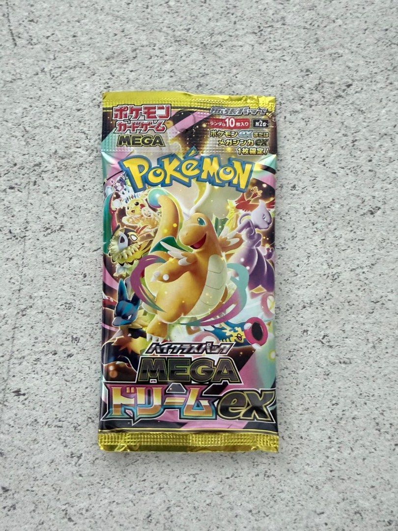 Pokemon Card Mega Dream EX Booster Pack - Japanese, Hobbies & Toys ...