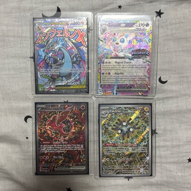 Pokemon Cards - Promo cards Oricorio ex, magneton, Mega charizard x ex ...