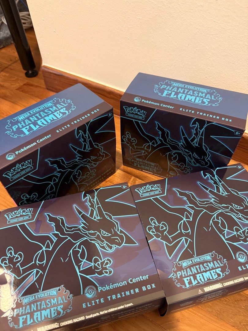 Unshrinked Pokemon Center Mega Evolution Phantasmal Flames Elite ...