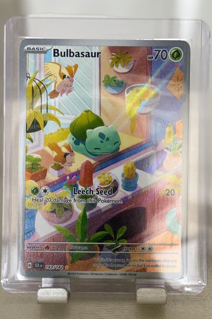 Pokemon TCG Bulbasaur IR Stellar Crown, Hobbies & Toys, Toys & Games on ...