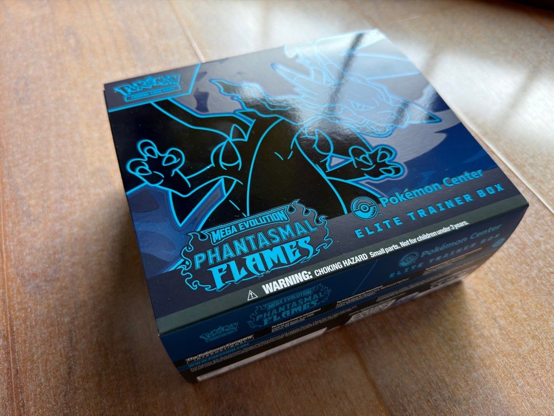 Pokemon TCG Mega Evolution Phantasmal Flames Elite Trainer Box (without ...