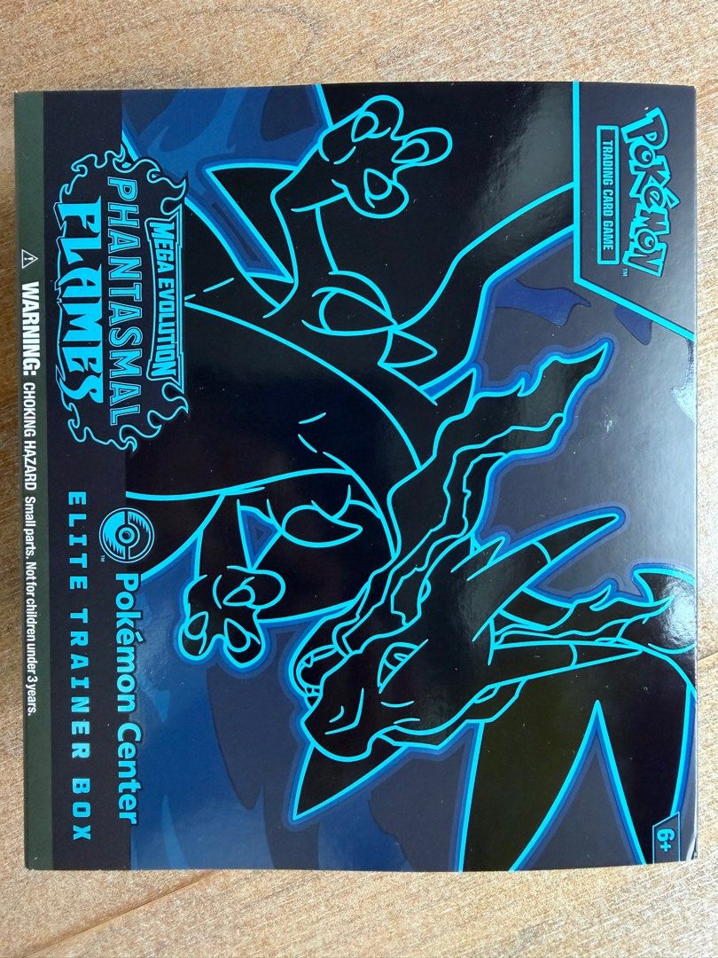 Pokemon TCG Mega Evolution Phantasmal Flames Elite Trainer Box (without ...