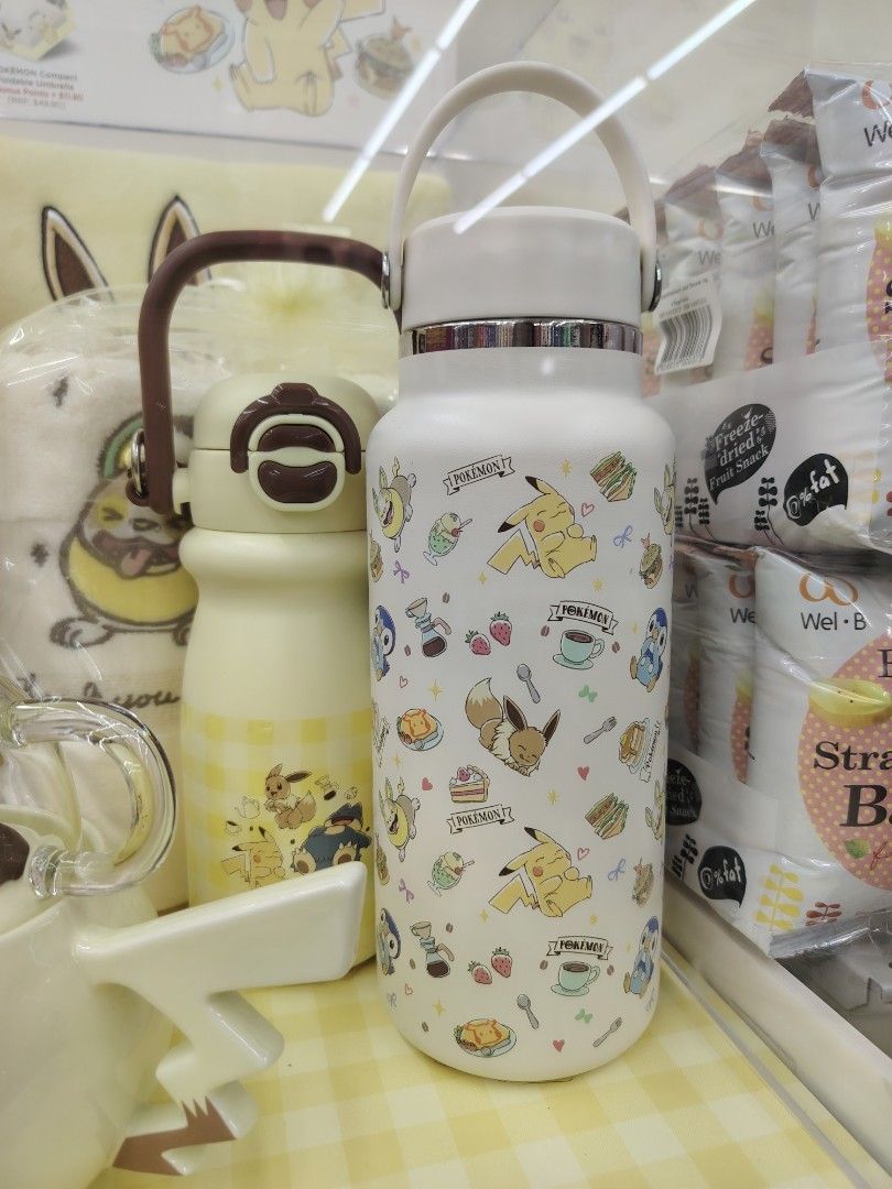Pokemon Vacuum Flask 1000ml, Furniture & Home Living, Kitchenware ...
