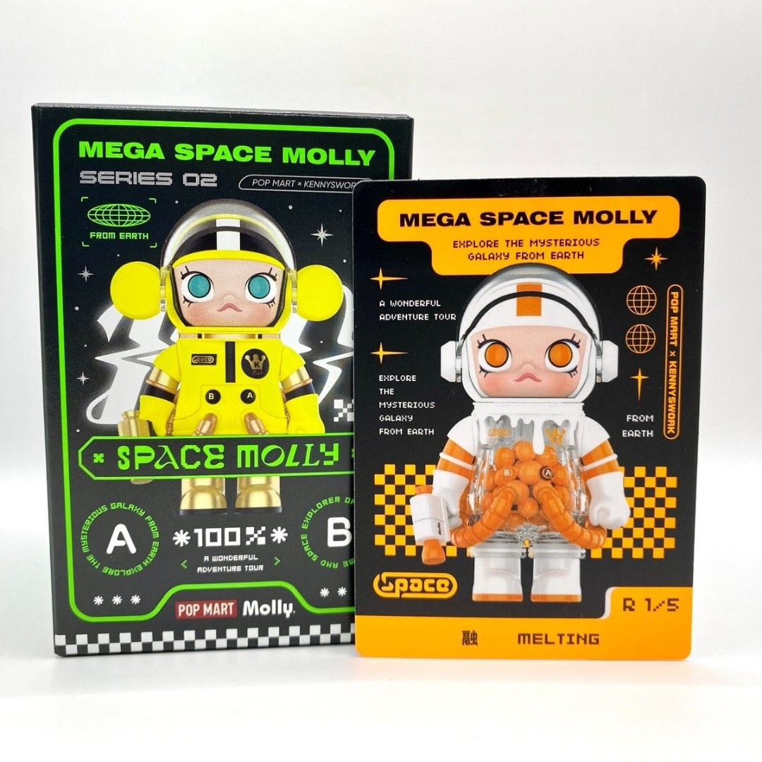 Pop Mart Mega Space Molly Series 02 Melting Figure BNIF, Hobbies & Toys ...