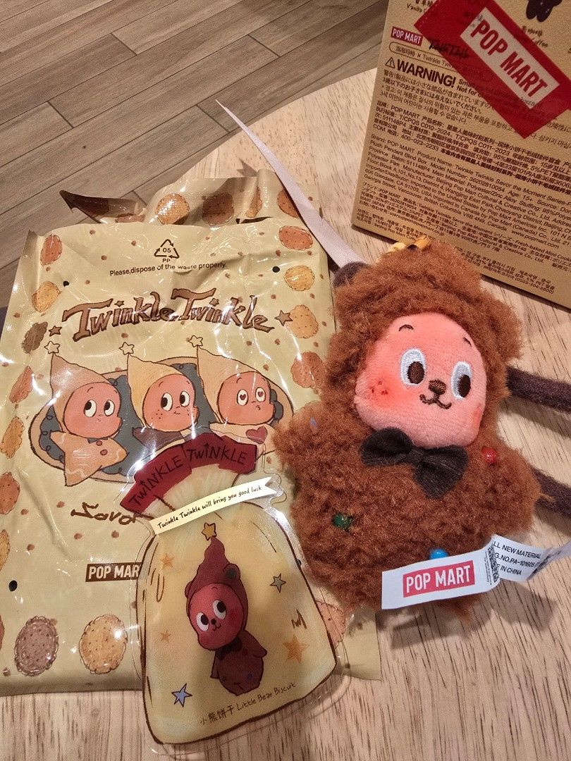 Secret !! POP MART Twinkle Twinkle Plush Pendant Blind Box, Hobbies ...