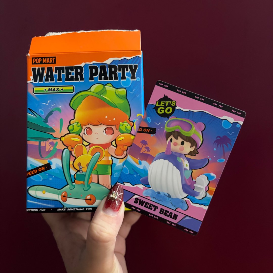 Pop Mart Water Party - Sweet Bean, Hobbies & Toys, Toys & Games on ...