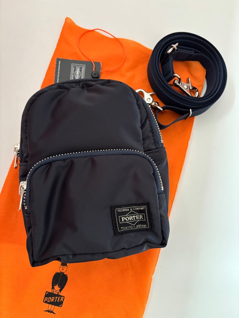 Porter Mini Backpack - Navy Blue - Brand New, Women's Fashion, Bags ...