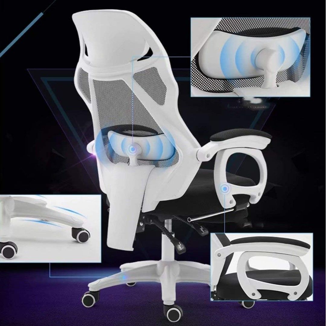 💺PREMIUM (CLOXKS) FULLY IMPORTED USB BACK MASSAGE MESH GAMING CHAIR ...