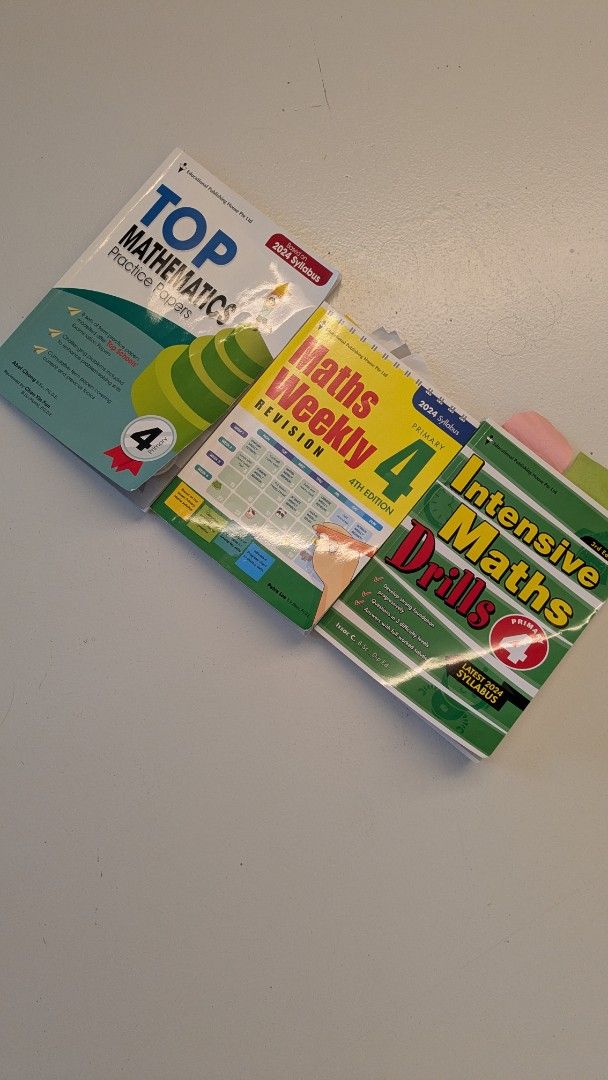 Primary 4 Mathematics Assessment Books Bundle, Hobbies & Toys, Books ...
