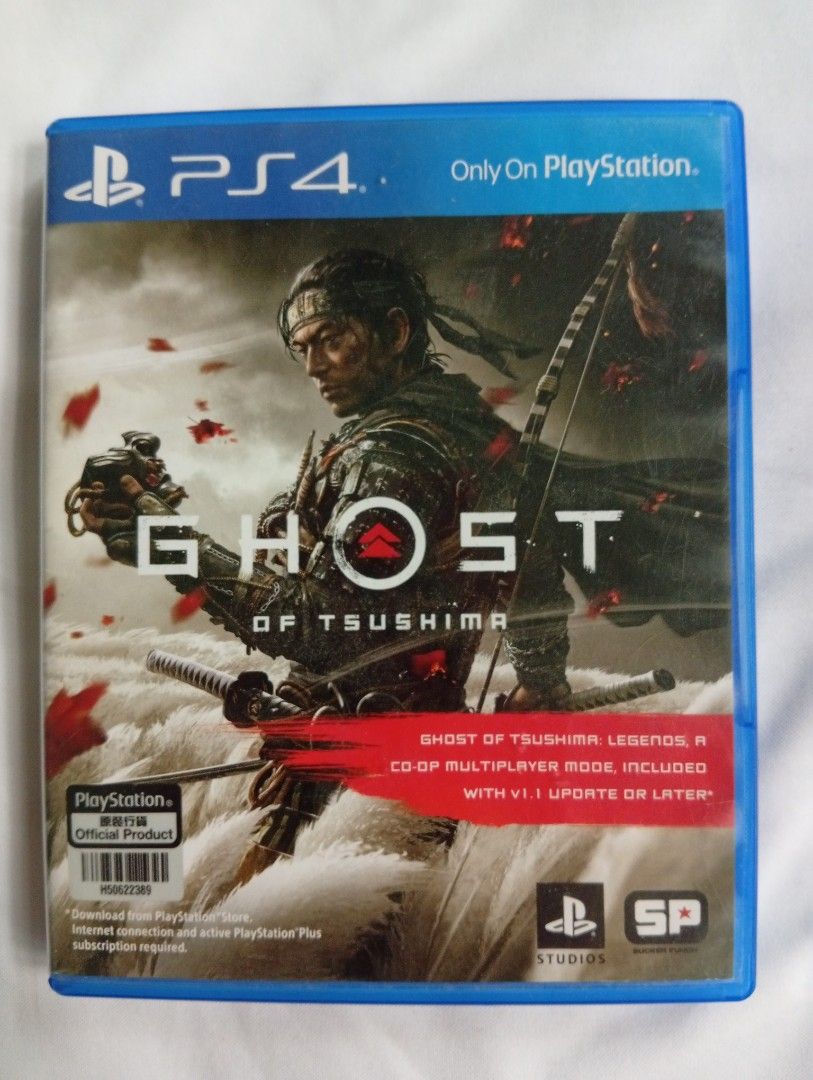 PS4 Ghost of Tsushima Disc Game, Video Gaming, Video Games, PlayStation ...