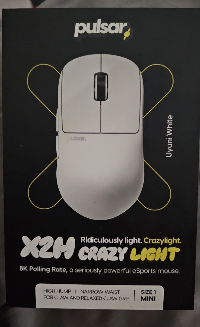 Pulsar X2H Crazylight mini gaming mouse, Computers & Tech, Parts ...