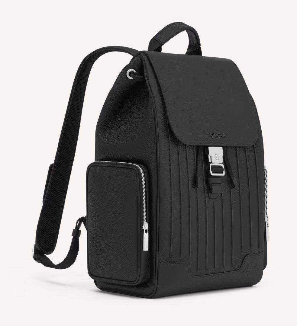 Rimowa Never Still Leather Flap Business Travel Backpack, Men's Fashion ...