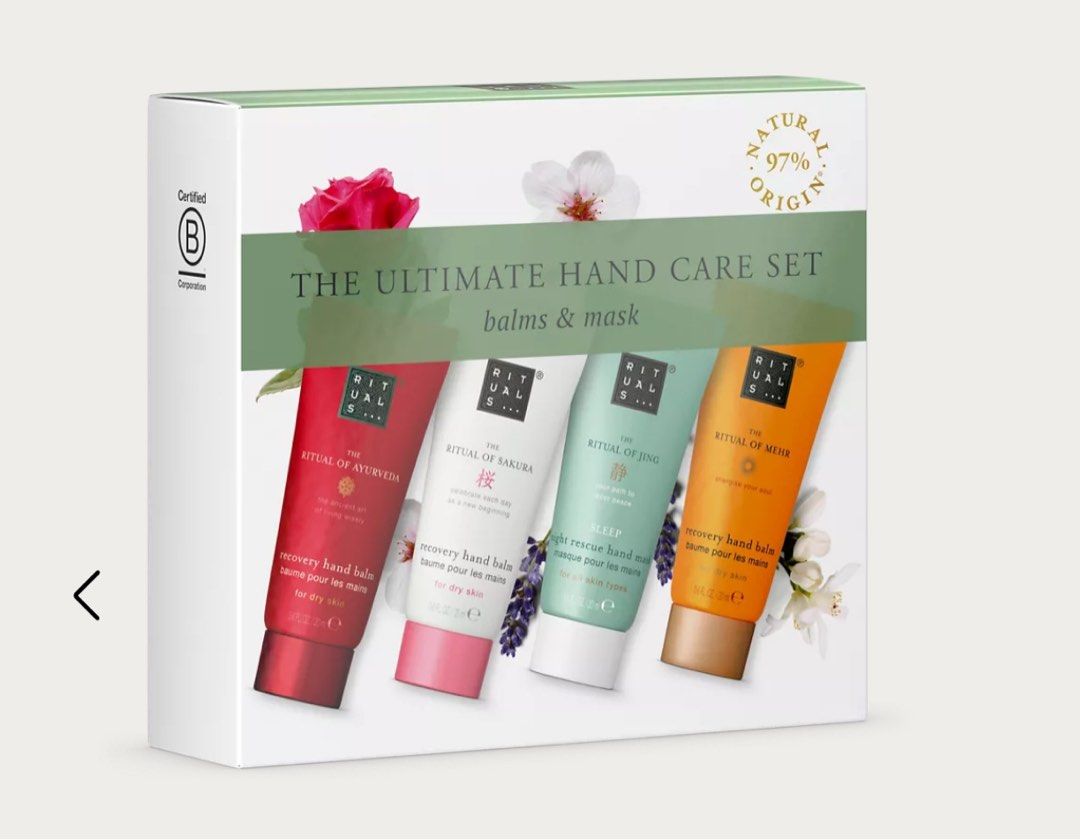 Rituals The Ultimate Hand Care Set recovery hand balm 4x20 ml, Beauty ...