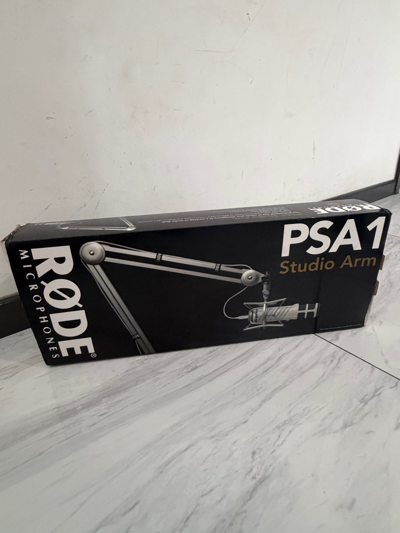Rode PSA 1 Microphone Studio Arm, Audio, Other Audio Equipment on Carousell
