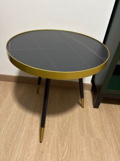 Round Side Table with Unique Design, Furniture & Home Living, Furniture ...