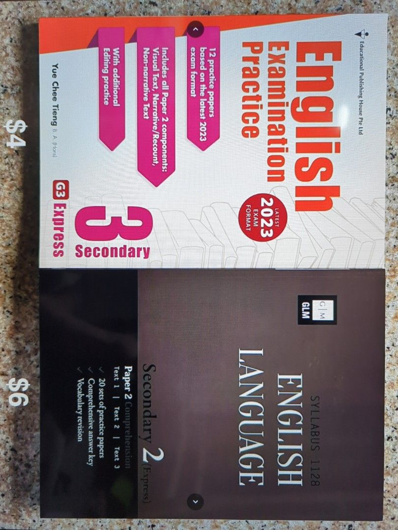 Secondary School English Practice Books - Sec 2 & 3, Hobbies & Toys ...