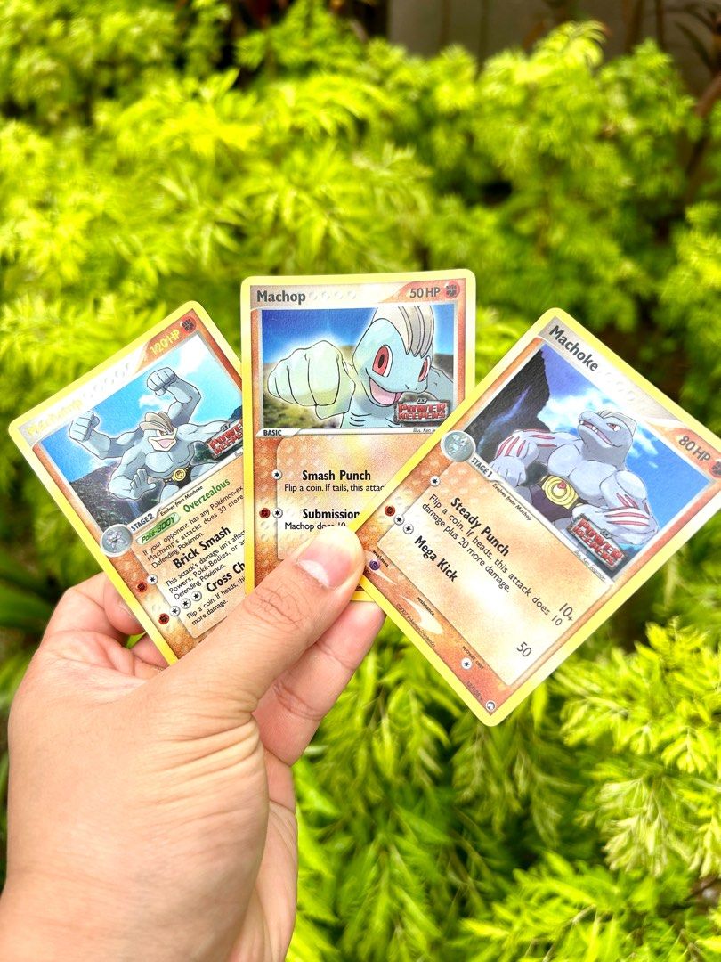 [Set] Machamp Machoke Machop Power Keepers Reverse Holo Stamped TCG ...